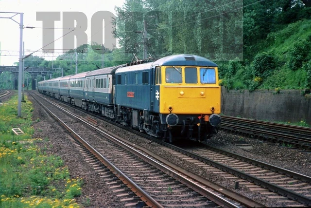 35MM SLIDE BR British Rail Electric Loco Class 86 86248 Bushey 1981 ...