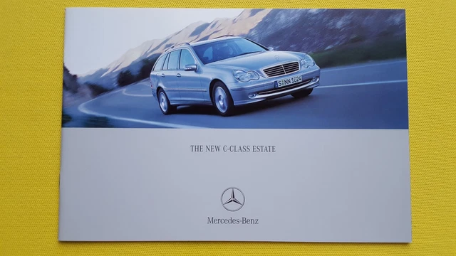 MERCEDES-BENZ C-CLASS ESTATE CDI car brochure sales catalogue 2000 MINT ...