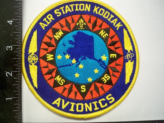 OLD COAST GUARD USCG Kodiak, Alaska Air Station Avionics Patch AK ...