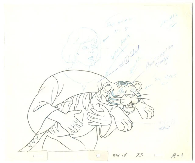 HE-MAN/SHE-RA MASTERS OF the Universe ADAM and CRINGER animation pencil ...