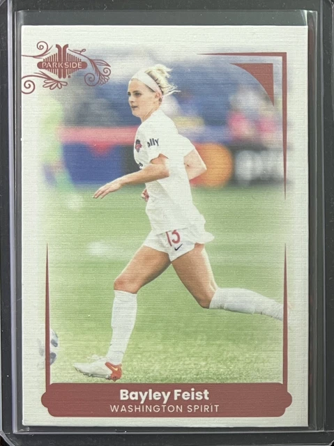 2022 PARKSIDE NWSL Paramount Bayley Feist #'d 35/749 Washington Spirit ...