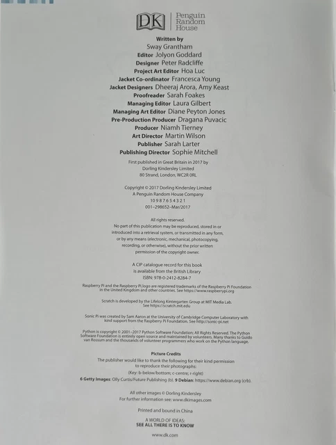 CAROL VORDERMAN RASPBERRY Pi Projects Made Easy (Key Stage 2 Learning ...