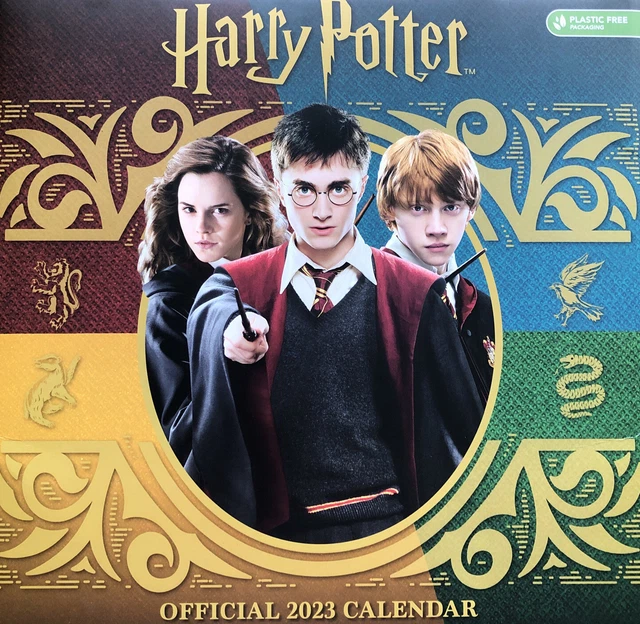 HARRY POTTER 2023 Calendar, Month To View Square Wall Calendar ...