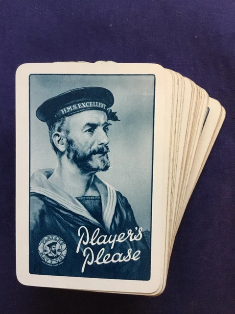 VINTAGE PLAYERS PLEASE Navy Cut Tobacco Playing Cards. Hms Excellent. £ ...