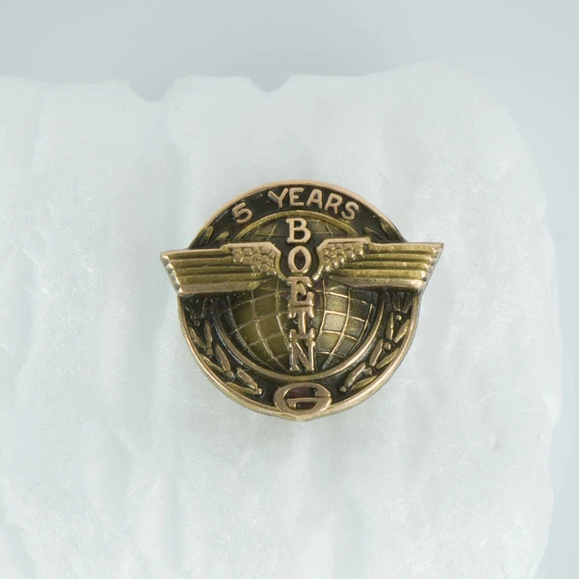 VINTAGE 10K GOLD Boeing 5 Year Service Pin £50.45 - PicClick UK