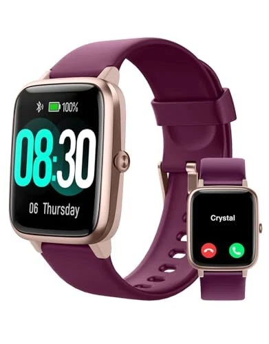 GRV MONTRE CONNECTÉE Femme Smartwatch avec Appel Écran Tactile Montre ...