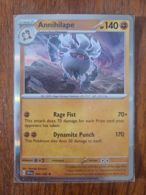 POKÉMON TCG ANNIHILAPE Scarlet & Violet Base Set 109/198 Holo Holo Rare $2.20 - PicClick AU