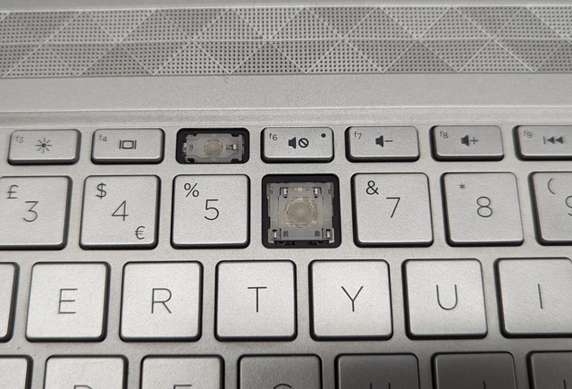 HP PAVILION 14-CD 14-Ce X360 Any One Single Silver Uk Keyboard Key £2. ...