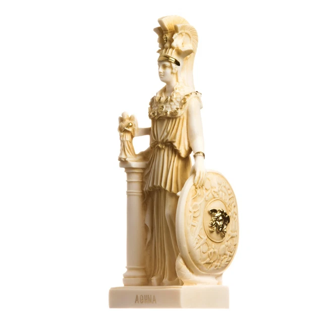 ATHENA PARTHENOS VARVAKEION holding nike with pegasus shield greek ...