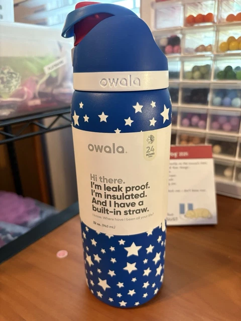 OWALA FREESIP 32OZ Limited Edition Star Spangled 4th Of July Red White ...