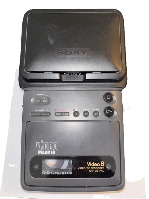 SONY GV-9E PAL Video 8 Video Tv Recorder/Walkman + Charger Parts Only ...