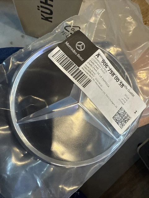 MERCEDES-BENZ EMBLEM STERN Logo Sprinter W906 Hecktür A9067580058 EUR ...