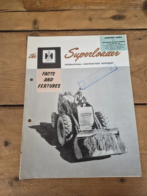 ORIG. SCHLEPPER PROSPEKT IHC Mc Cormick 856 XL Traktor IH International ...