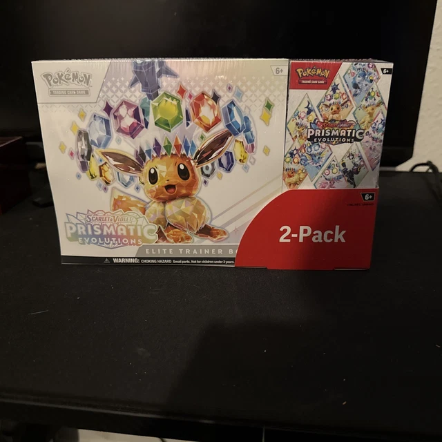 POKÉMON TCG: SV8.5 Prismatic Evolutions Costco 2-Pack - ETB & Booster ...