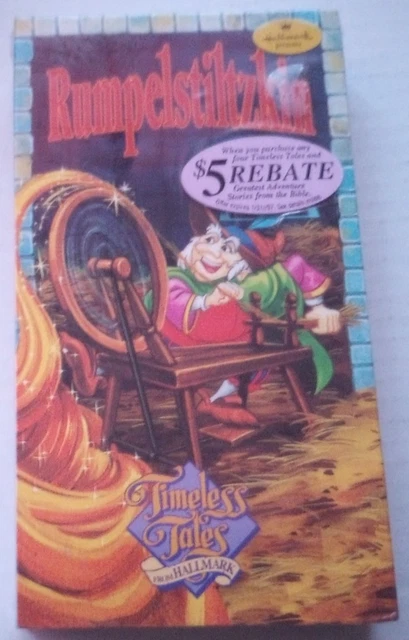 RUMPELSTILTSKIN FACTORY SEALED VHS Video Cartoon Timeless Tales Hallmark HB £11.98 - PicClick UK