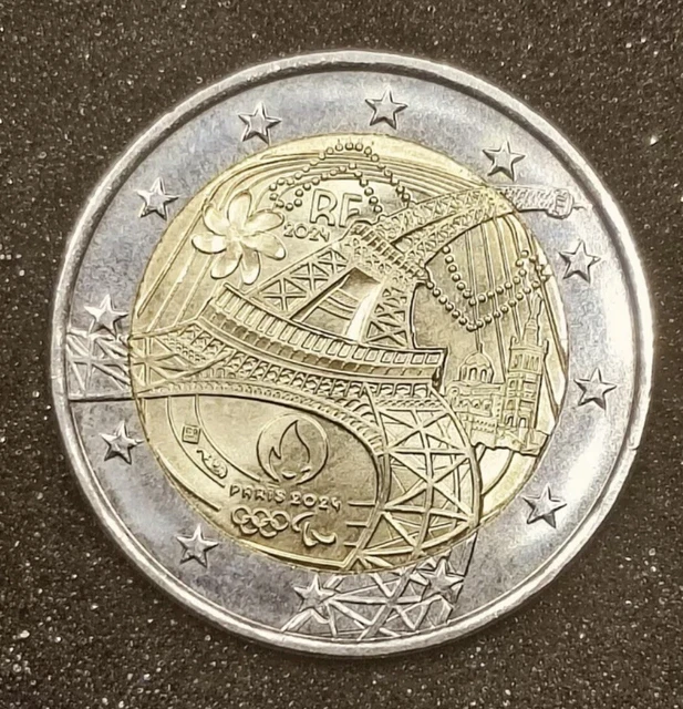PIÈCE 2 EUROS jo 2024 JEUX OLYMPIQUES DE PARIS 2024 PIÈCE-COMMÉMORATIVE EUR 10,00 - PicClick FR
