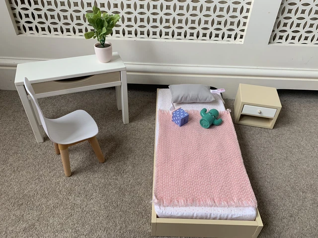 OUR GENERATION DOLL Sweet Home BEDROOM Set Bed Table Desk Chair £32.00 ...
