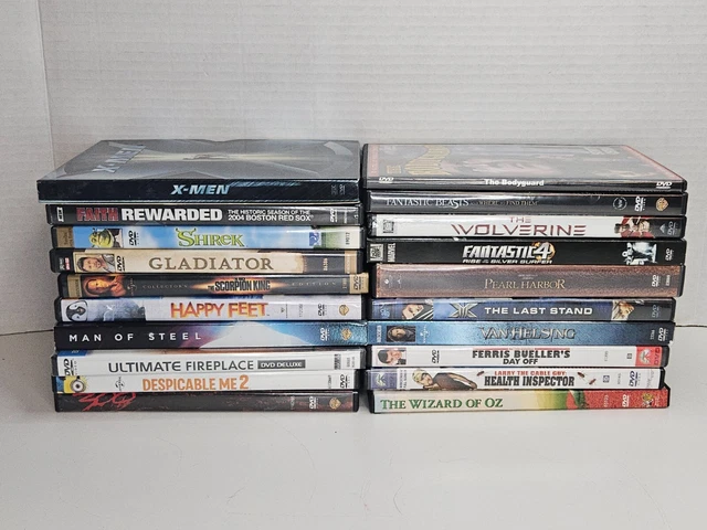 DVD MOVIE LOT 20 Wholesale assorted bulk Movies DVDs Action Comedy Kids ...