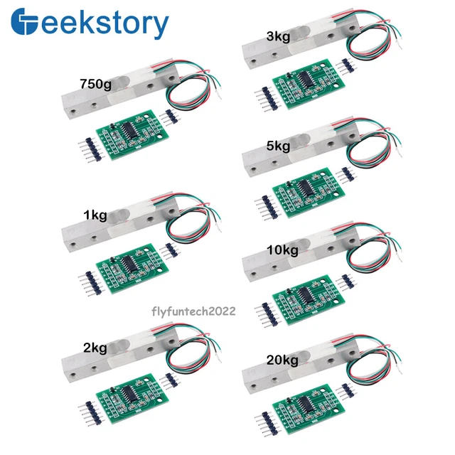 DIGITAL LOAD CELL HX711 Weighting Sensor AD Module Weight Sensor ...