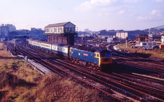 ORIGINAL COLOUR SLIDE of 47555 BR class 47 diesel loco £1.99 - PicClick UK