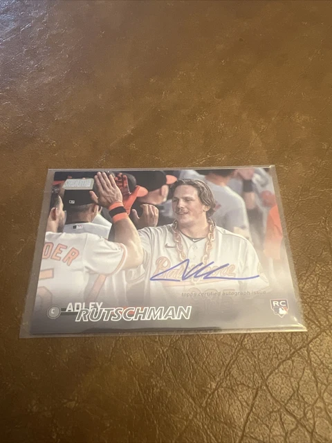 2023 TOPPS STADIUM Club Adley Rutschman su carta Rookie Auto Baltimore ...