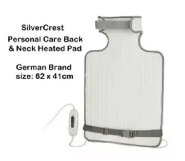 SILVERCREST ELECTRIC HEAT pad Back & Neck - 6 heat settings - Pain ...