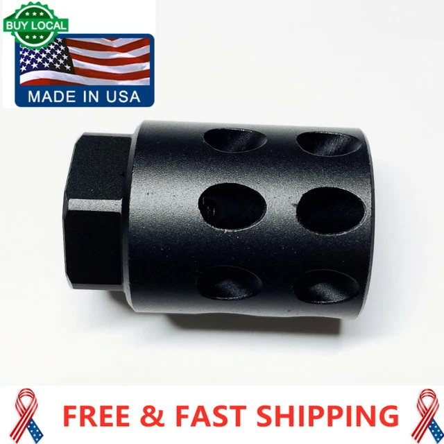 MUZZLE BRAKE 1/2X28 TPI Compensator For 9mm Glock £18.78 - PicClick UK