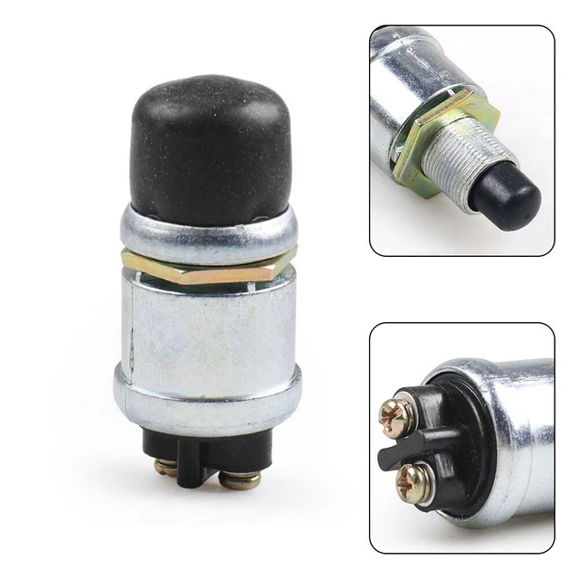 HEAVY DUTY PUSH Button Switch Momentary 50 AMP 12V 24V with 29mm Outer ...