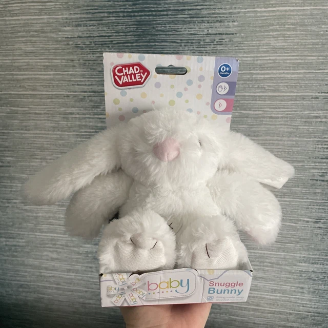 CHAD VALLEY SNUGGLE Bunny Rabbit Plush Toy Comforter Toy 10” New Boxed ...