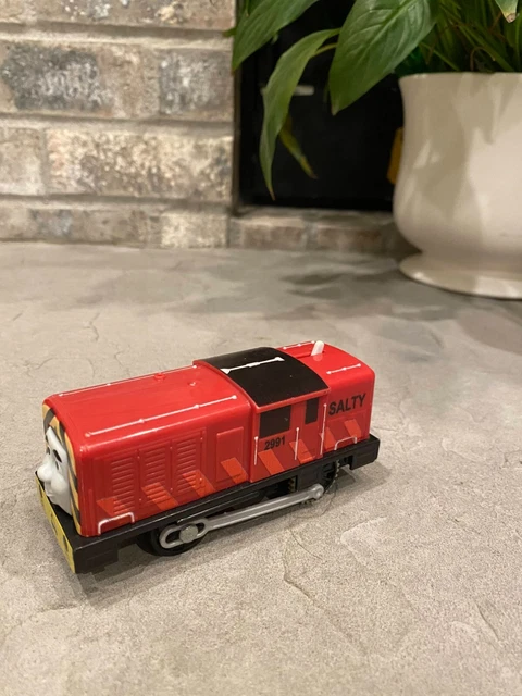 THOMAS & FRIENDS Motorized SALTY Train Engine Trackmaster Tank 2013 ...