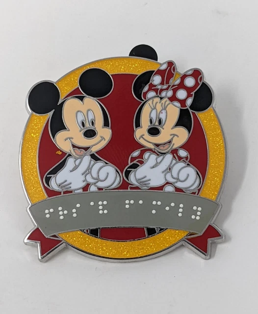 MICKEY MINNIE MOUSE ASL Languages One Family Disney Mystery Box LR Pin ...