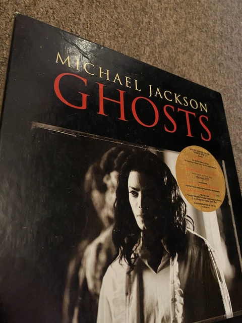 MICHAEL JACKSON GHOSTS Deluxe Collectors Box Set VHS & 2 x CDs & 1 rare ...