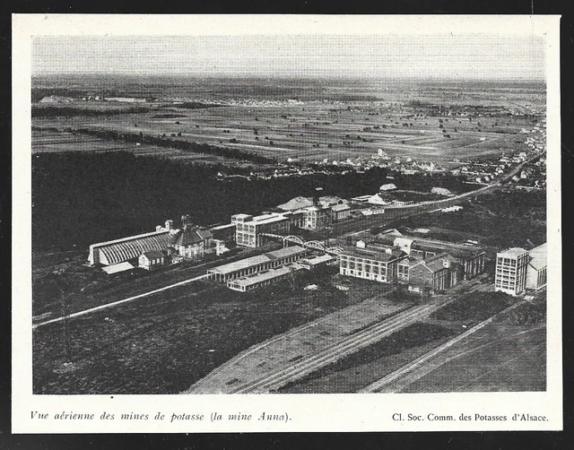 1947 -- WITTENHEIM. Anna Potash Mines Arien View. 4A010 £5.87 - PicClick UK