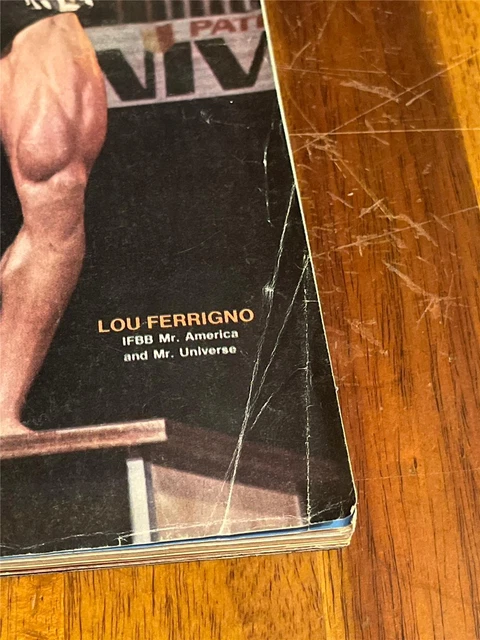 MUSCLE BUILDER BODYBUILDING magazine LOU FERRIGNO/Arnold Schwarzenegger ...