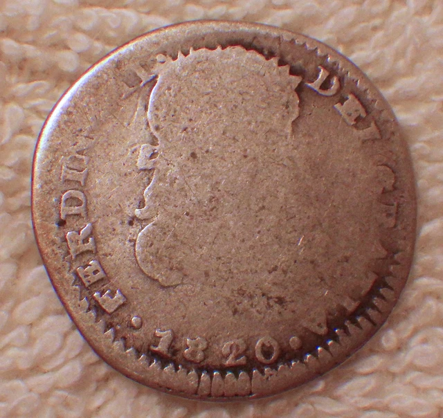 1820 1 REALE Spanish Coin-Readable Date--Over 200 Years Old £9.03 ...