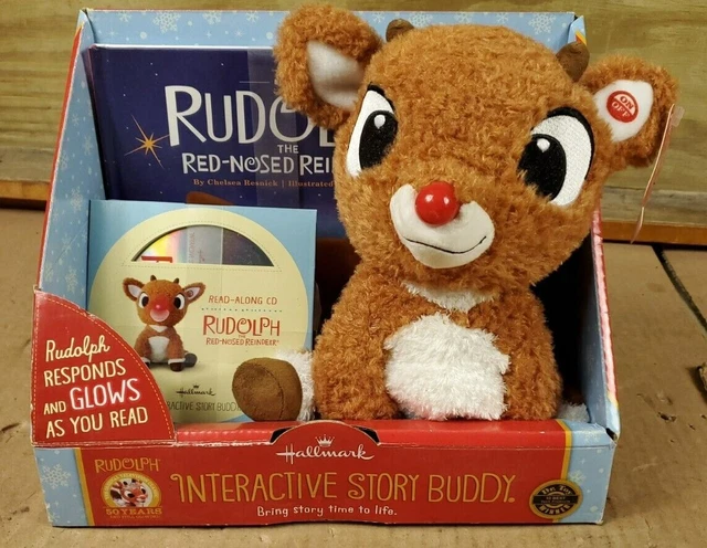 RARE HALLMARK RUDOLPH The Red Nosed Reindeer Read Along Interactive ...