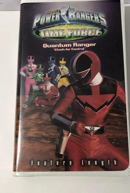 POWER RANGERS TIME Force Quantum Ranger Clash for Control VHS 2001 £8. ...