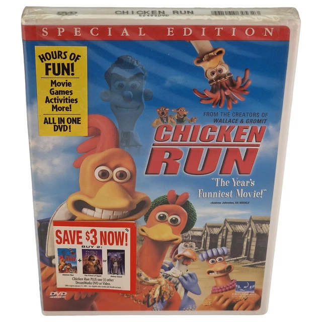 CHICKEN RUN DVD Edition Limited VF Import US Region 1 - 2000 New £53.66 ...