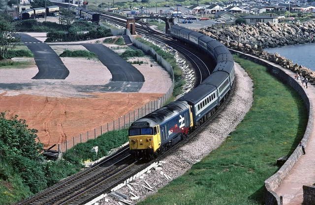 ORIGINAL 35MM SLIDE BR Class 50 no.50048 at Dawlish Warren +rights for ...