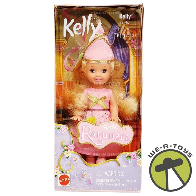BARBIE KELLY AS Petal Princess in Rapunzel Doll 2001 Mattel 55949 NEW £ ...