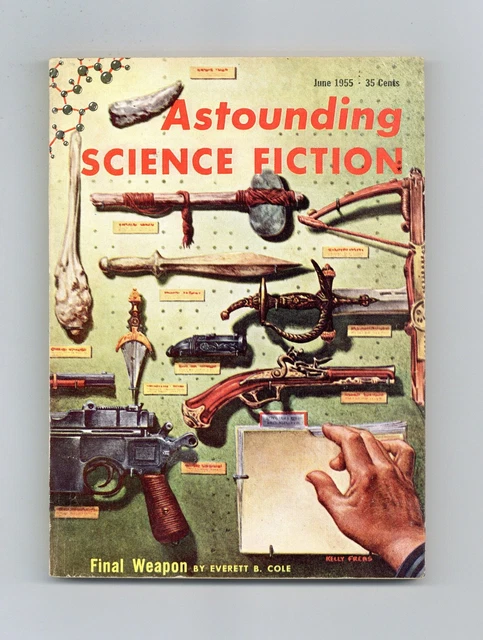 ASTOUNDING SCIENCE FICTION Pulp / Digest Jun 1955 Vol. 55 #4 VF- 7.5 £ ...