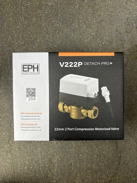 EPH V222P 22MM 2-Port Compression Motorized Valve £47.50 - PicClick UK