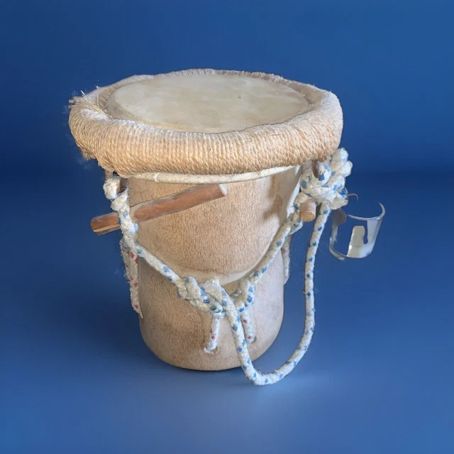 TAMTAM MARTINIQUE INSTRUMENT de Musique, Bois et Peau EUR 20,00 ...
