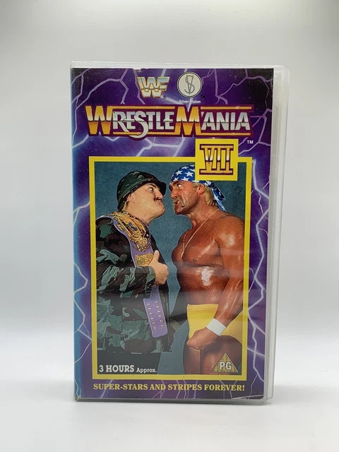 WWF WWE WRESTLEMANIA 7 (Silver Vision) VHS Video 1991 (Free UK Postage ...