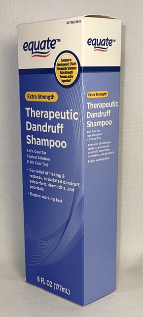 EQUATE BEAUTY EXTRA Strength Theraputic Anti Dandruff Shampoo, 6 fl oz ...