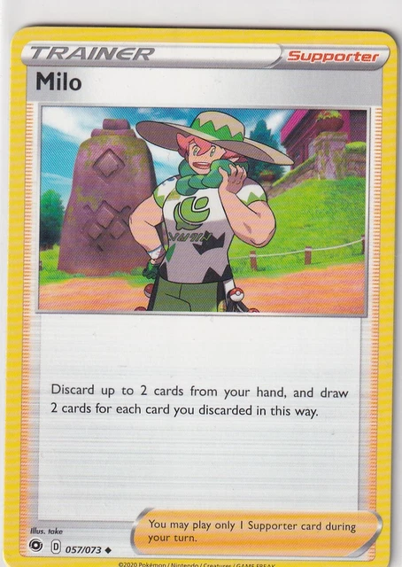 POKEMON MAPPA DISTANZA Des Champs No. 57/73 Milo Inglese EUR 1,00 ...