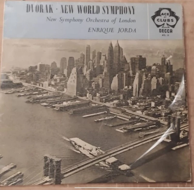 DVORAK, NEW SYMPHONY Orchestra Of London, Enrique Jorda VERSIONE LP ...