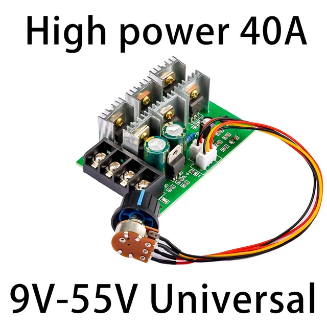 JAKESPECIAL – HIGH-POWER PWM DC Motor Speed Controller 9V-55V EUR 41,99 ...