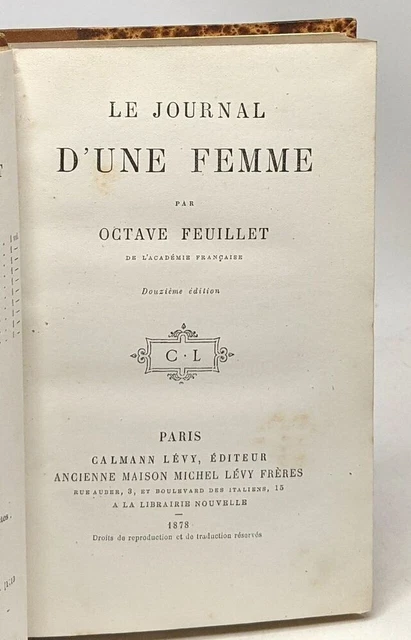 LE JOURNAL D'UNE femme - 12e édition | Feuillet Octave | Bon état EUR ...