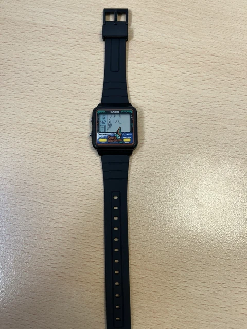 VINTAGE CASIO GS-20 Super Windsurfing Game Watch - fully working see ...